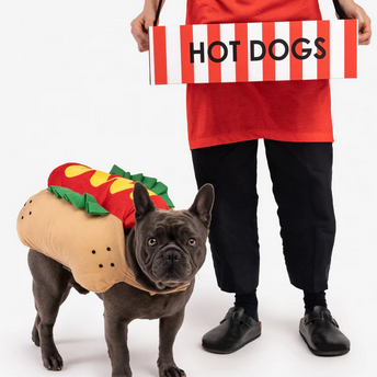 Matching Human Hot Dog Vendor