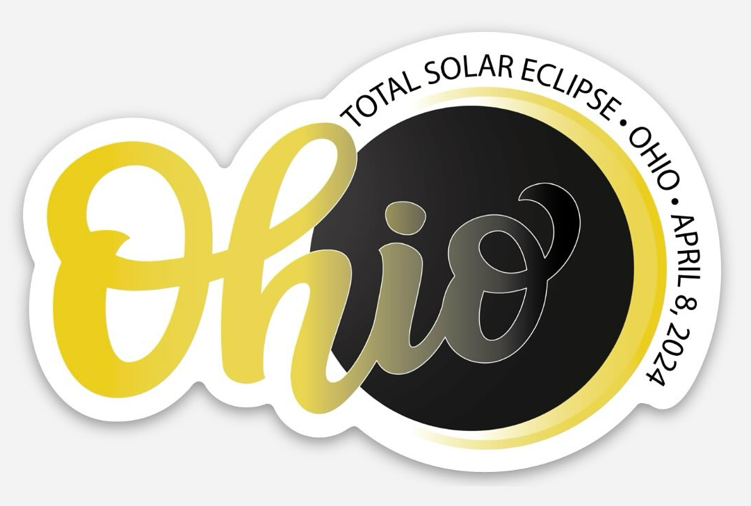 Total Solar Eclipse Ohio Sticker