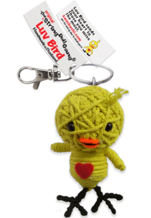 Luv Bird String Doll Keychain