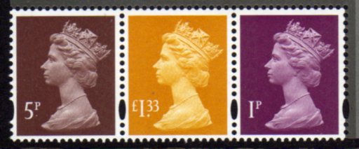 Set of 3 Machin Definitives from World War I Centenary PSB on first day ...