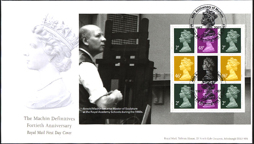 40th Anniversary of the Machin definitive prestige book Norvic first ...