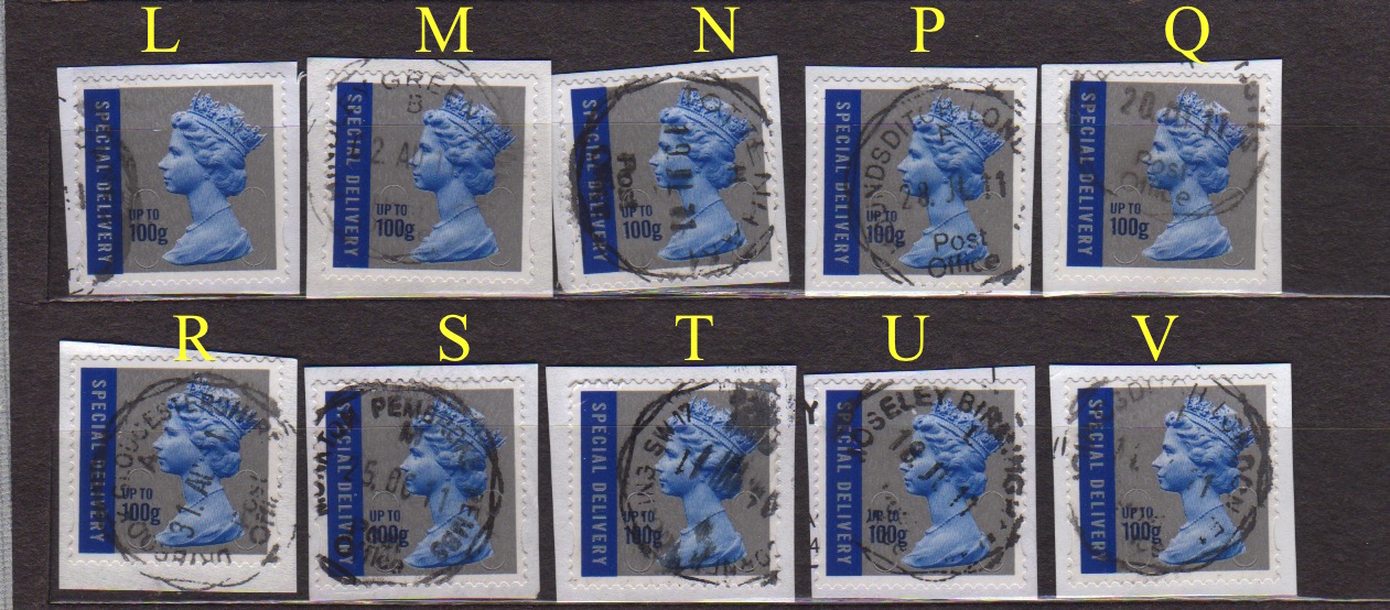 Special Delivery 100g stamp, original 2010 Used