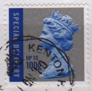 Special Delivery 100g stamp, original 2010 Used