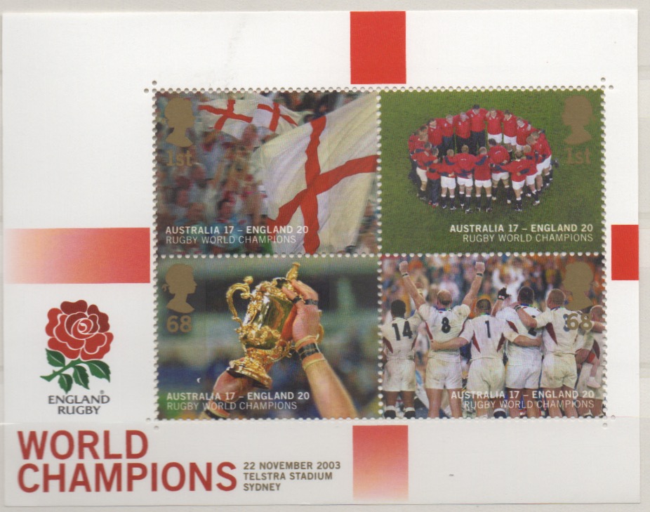England Rugby World Cup Winners MS 2003