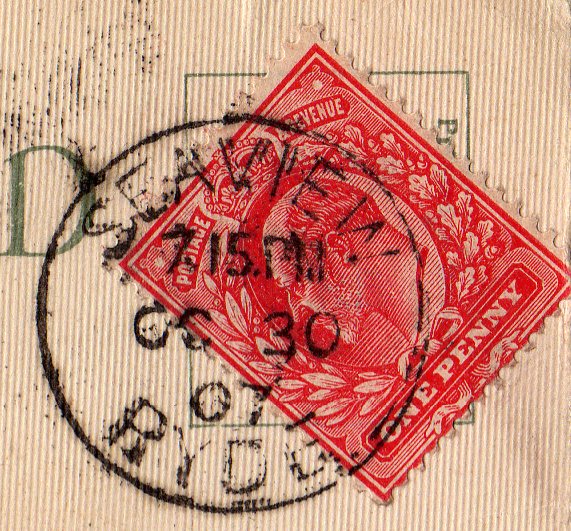 Seaview Ryde postmark, single circle