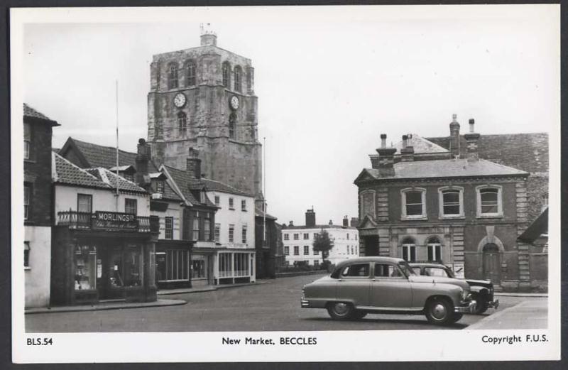 New Market, Beccles Suffolk Real Photo 1950s