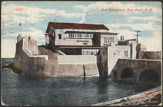 Puerto Rico San Geronimo postcard