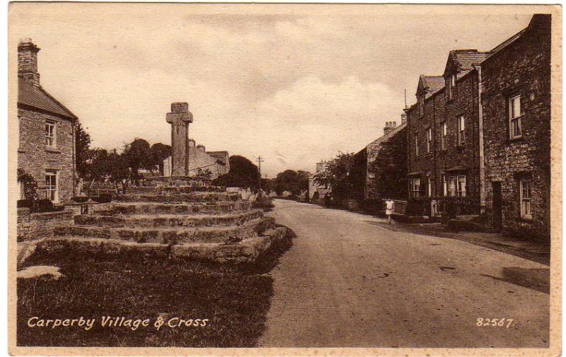 Carperby North Yorkshire postcard