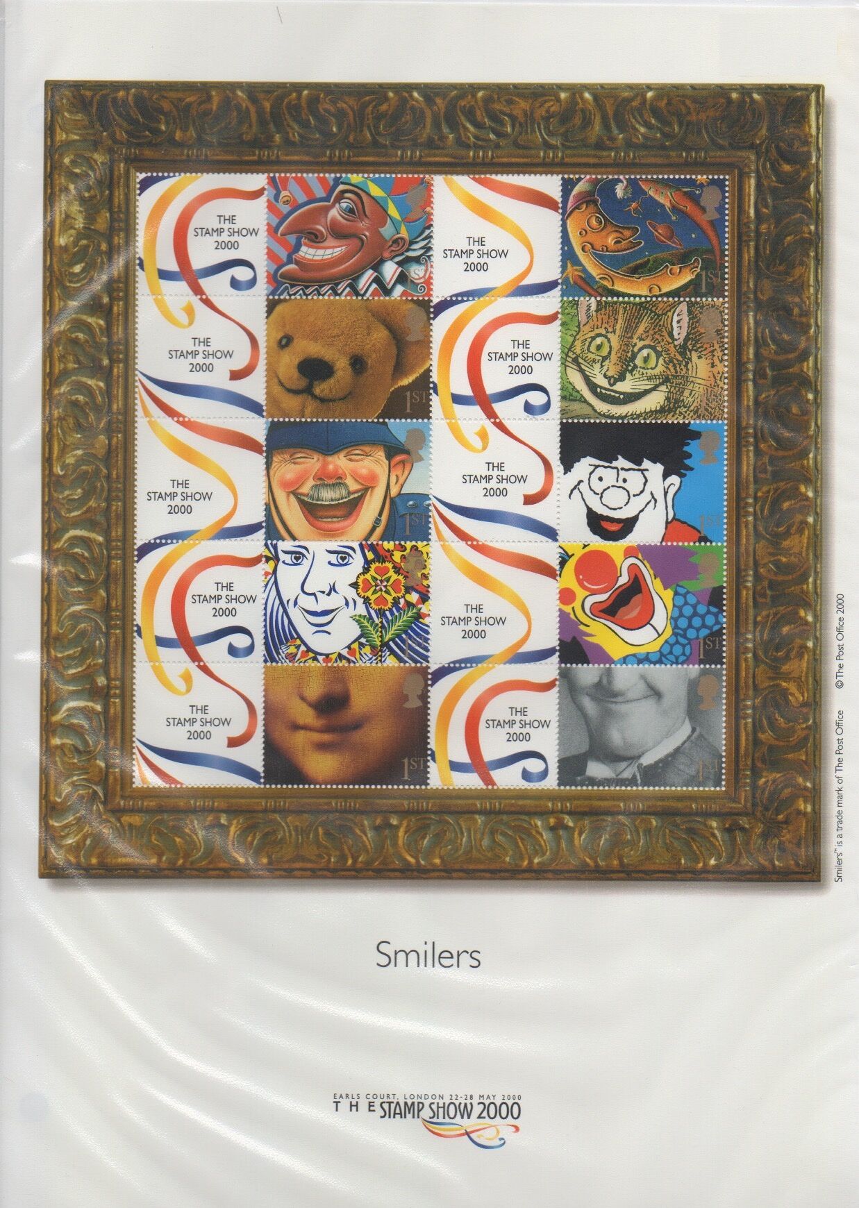 Original Stamp Show Smilers Sheet 2000