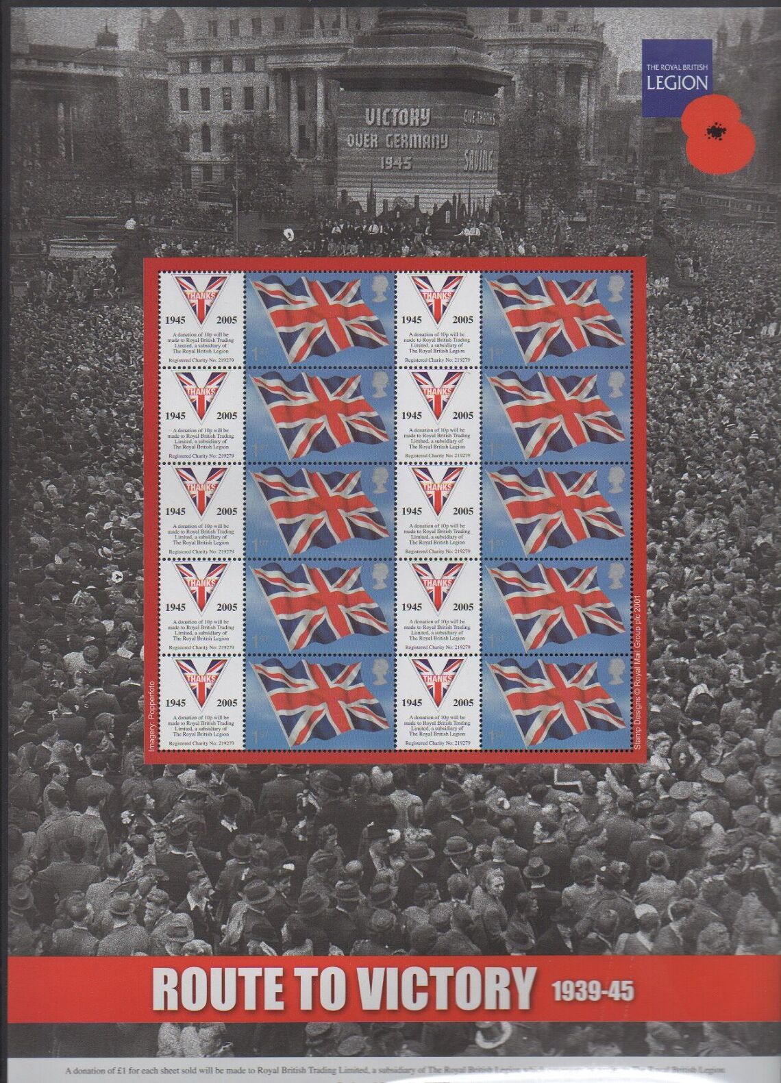 Route to Victory British Legion BCS Union Flag 2005