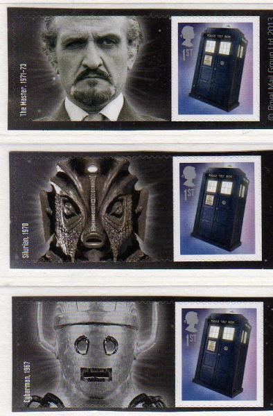 Doctor Who Tardis Smilers Sheet stamp