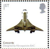 Design classics - Concorde airliner single stamp