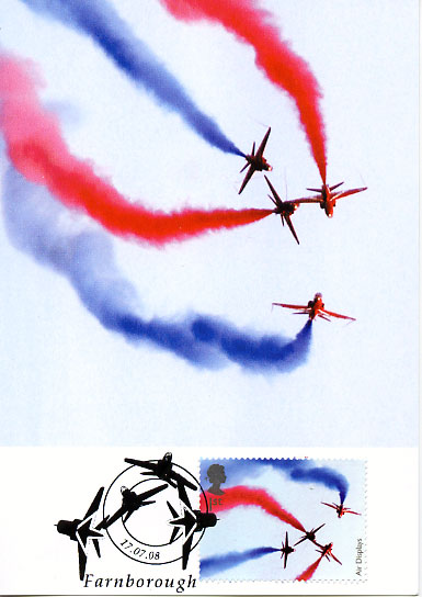 RAF Red Arrows Maximum Card 2008