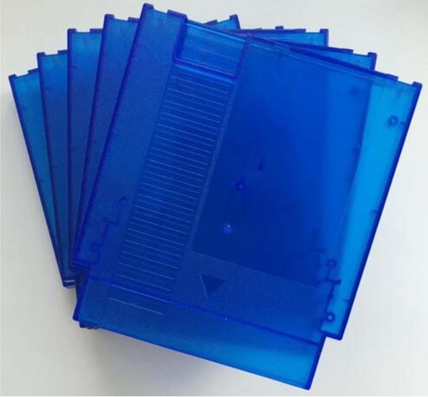 Blue Transparent NES Shell