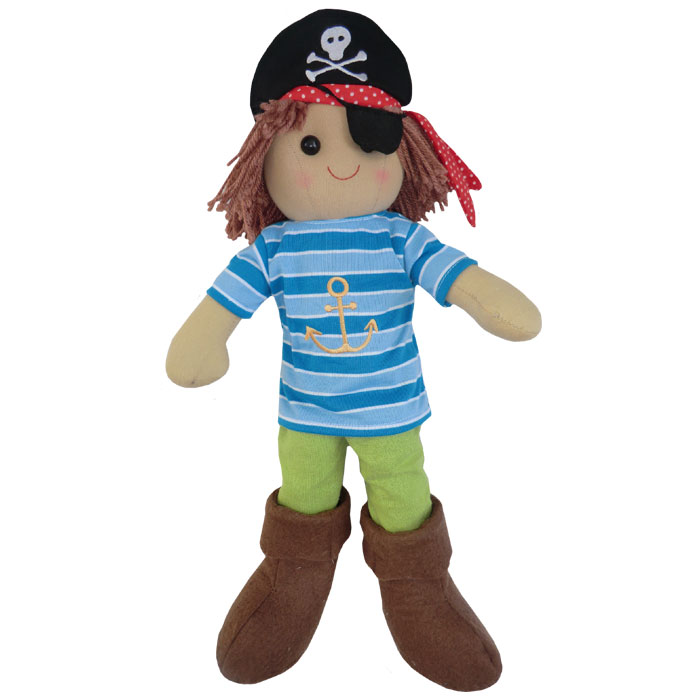 Pirate rag doll by Powell Craft