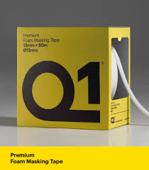 Q1 Foam Masking Tape 13mm x 50mtr Roll