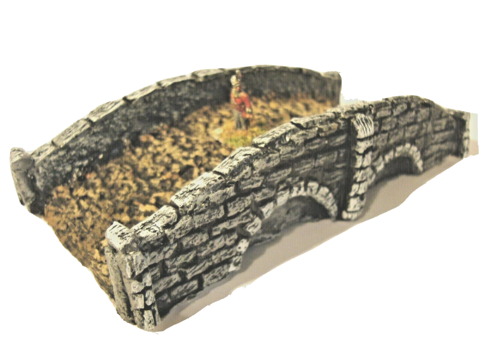 J3 Double Arch Bridge 15mm for wargaming tabletop, model scenery