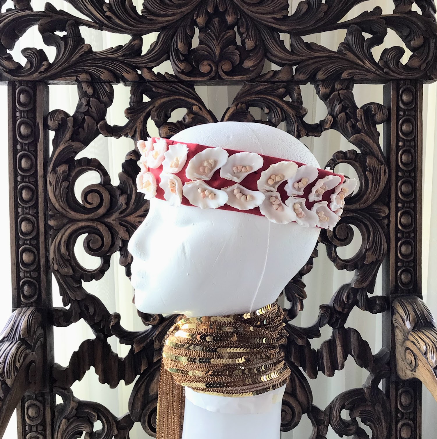 Haiwaiian Shell Head Band