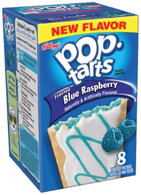 Frosted Blue Raspberry Pop Tarts 8 pastries