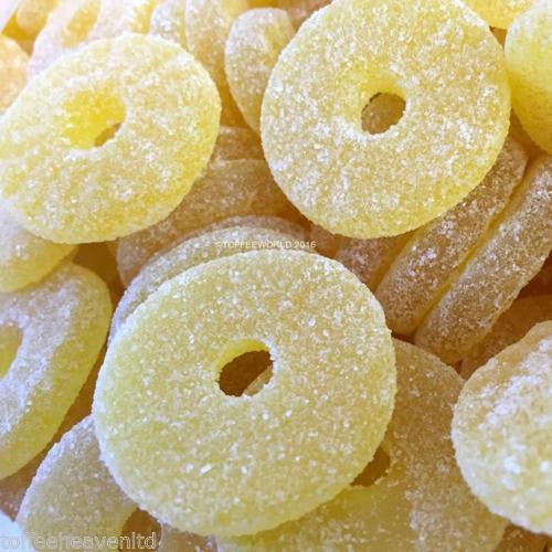 Jelly Pineapple Rings Novelty Sweets