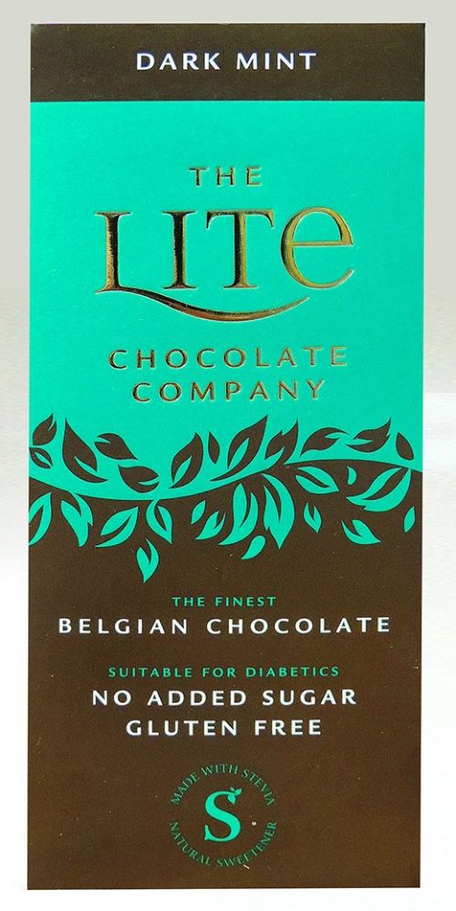 Lite Belgian Dark Mint Chocolate Bar No Added Sugar