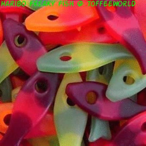Haribo Freaky Fish Fruit Gummy Vegetarian Sweets