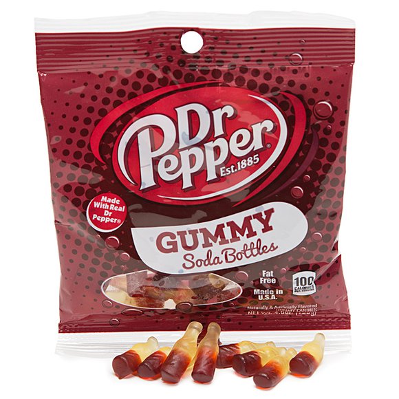 Kenny's Dr Pepper Gummy Soda Bottles