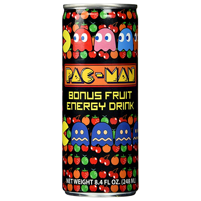 Pac-Man Bonus Fruit Energy Drink 248ml Can