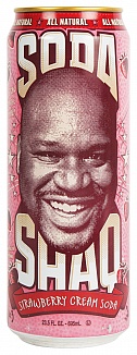 AriZona Shaq Soda Strawberry Cream Soda 695ml Big Can