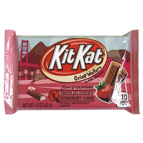 KitKat Milk Chocolate Covered Strawberry Flavour Crisp Wafers