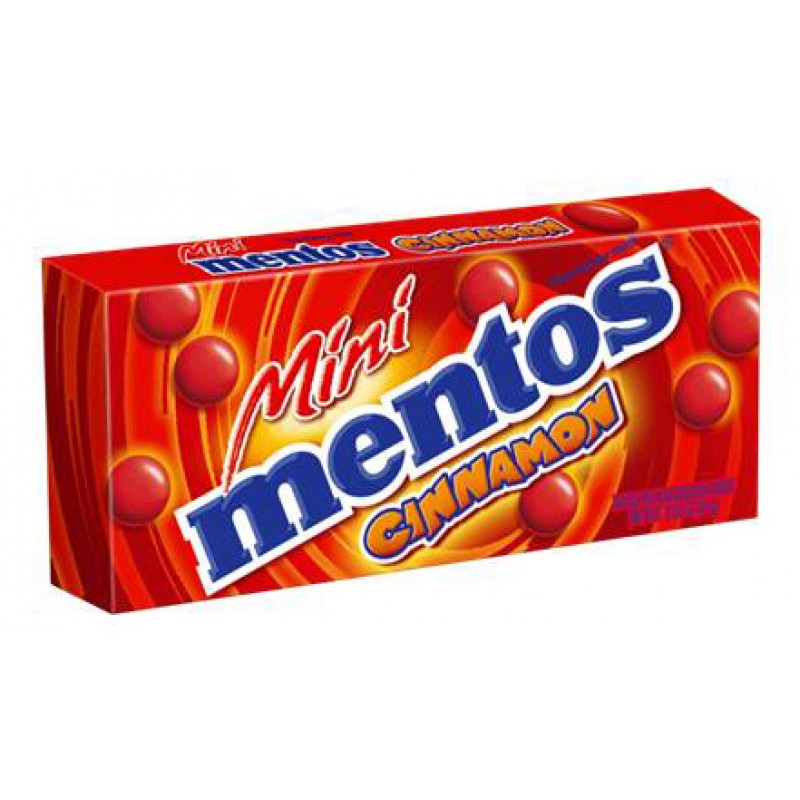 Mini Mentos Cinnamon Theater Box 80g