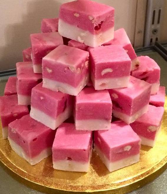 Pink & White Nougat - The Fudge Factory