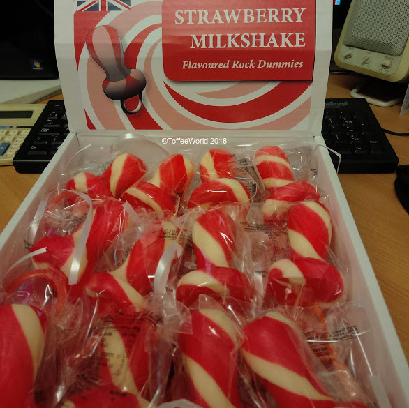 Strawberry Milkshake Dummies | Rock Dummy | McAdams Confectionery