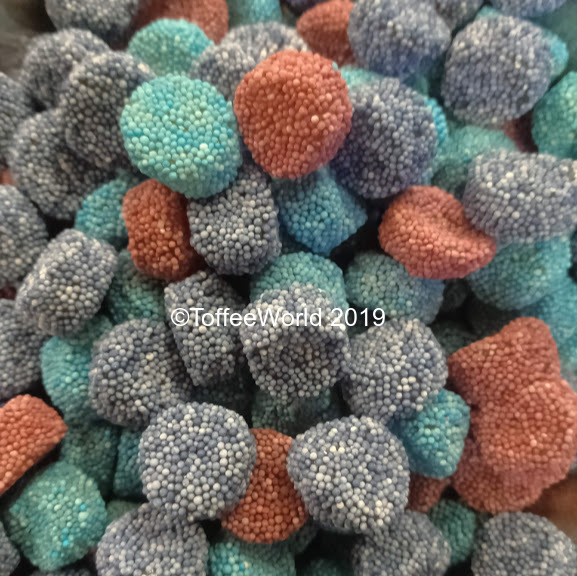Taveners Jelly Buttons - Blue and Pink Aniseed Spogs