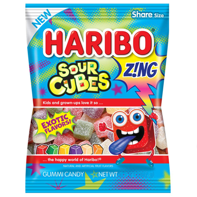 Haribo Sour Cubes - 127g Bag