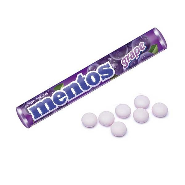 Mentos Grape 37g Roll Pack
