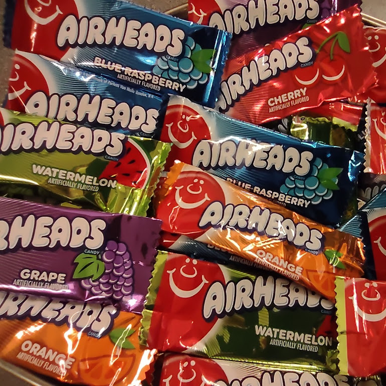 Airheads Mini Chew Bars - Assorted Fruity Air Heads