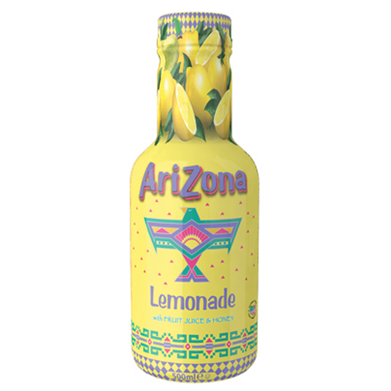 AriZona Lemonade with Fruit Juice & Honey - 500ml Bottle