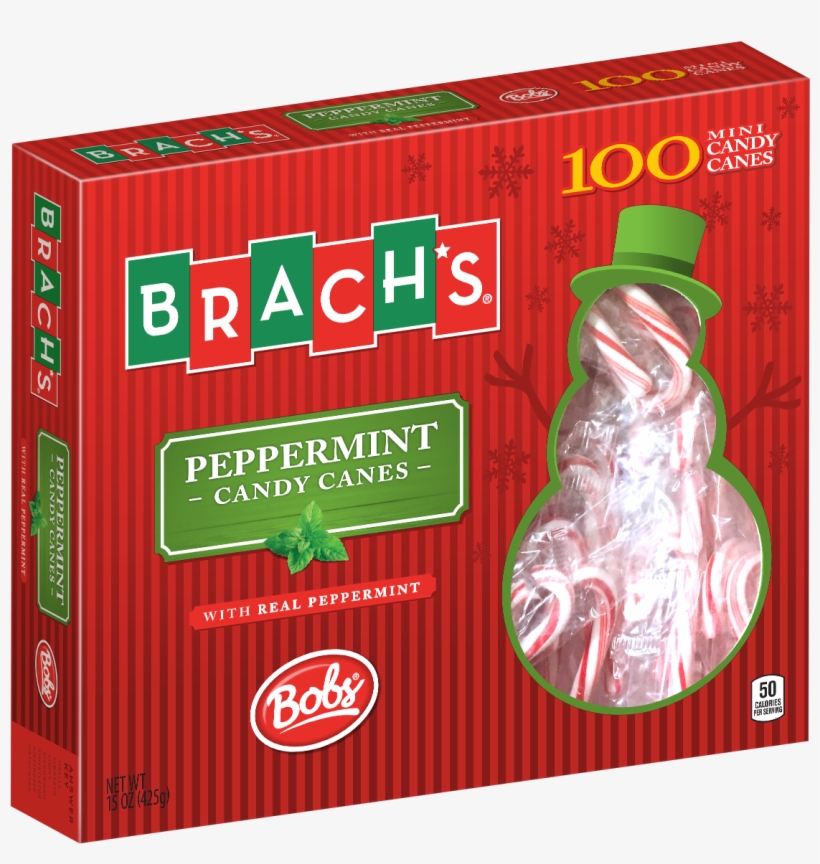 Bobs 100ct Mini Peppermint Candy Canes by Brach's 425g Big Box