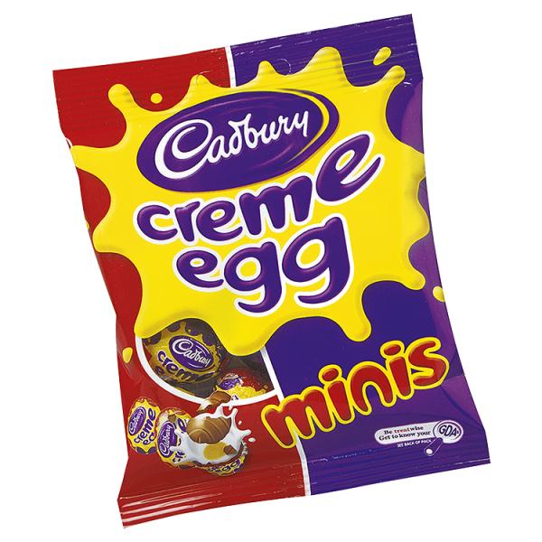 Cadbury Creme Egg Minis 100g Bags Chocolate Sweets