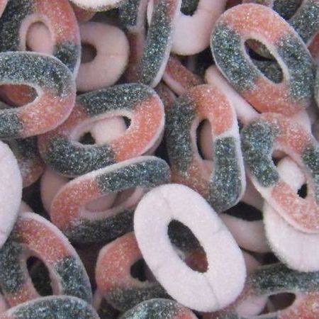 Fizzy Rubber Rings - Fruit Flavour Jelly Sweets