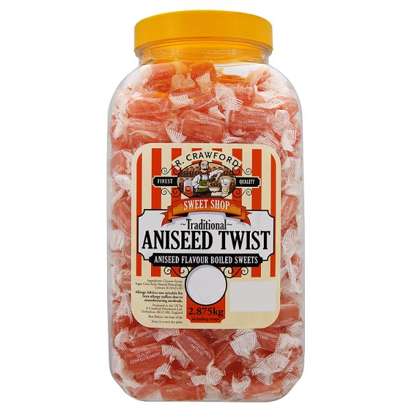 Crawfords Aniseed Twist Traditional Hard Boiled Sweets