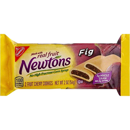 Fig Newtons - 2 Fruity Chewy Biscuit Roll Cookies 56g Pack
