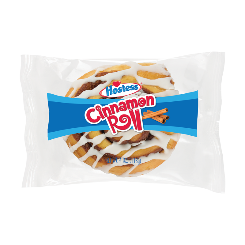 Hostess Cinnamon Roll - 113g Single Wrapped Bun