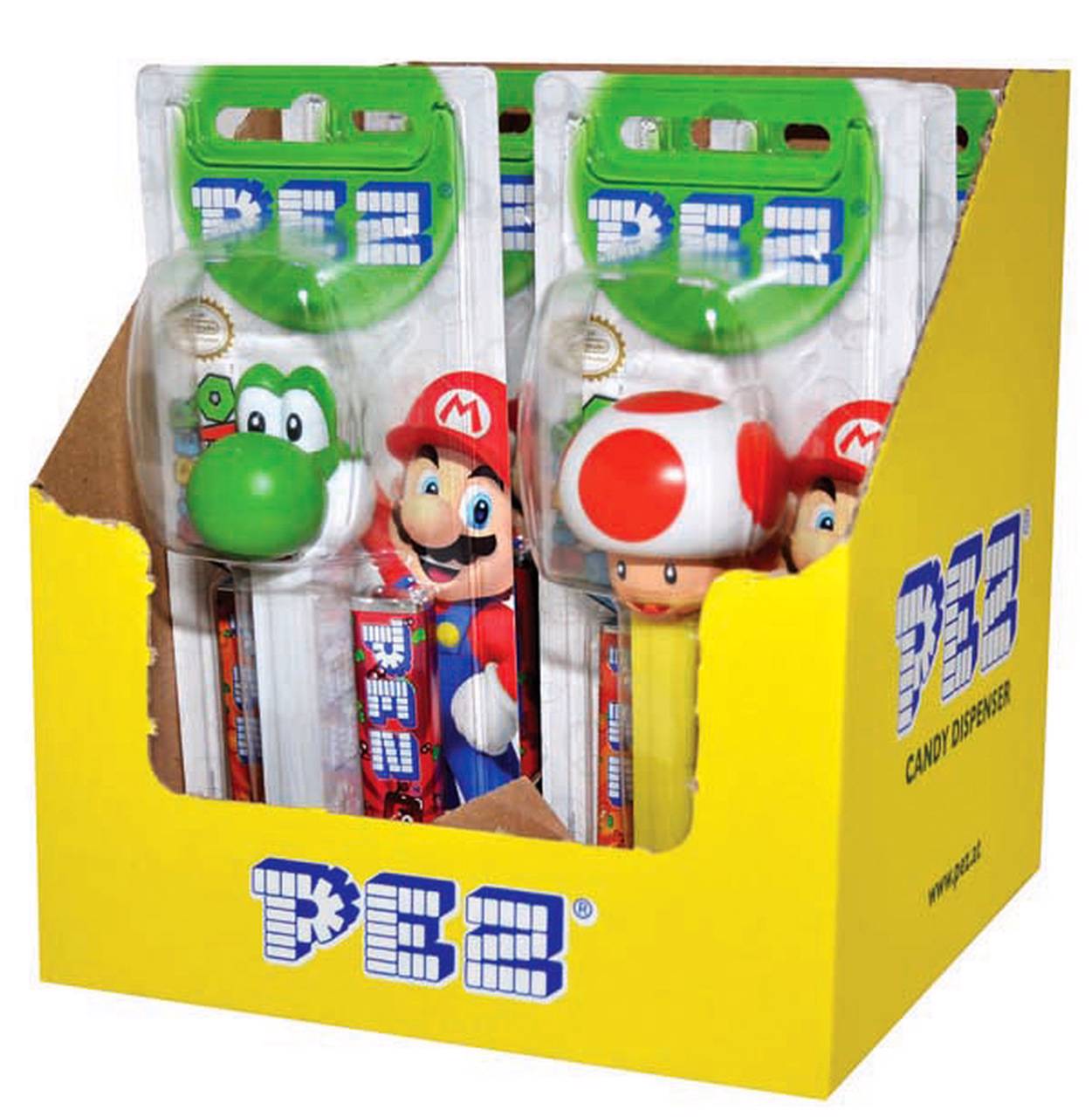 Pez Best Of Nintendo Super Mario Sweets Dispenser with 2 Candy Packs