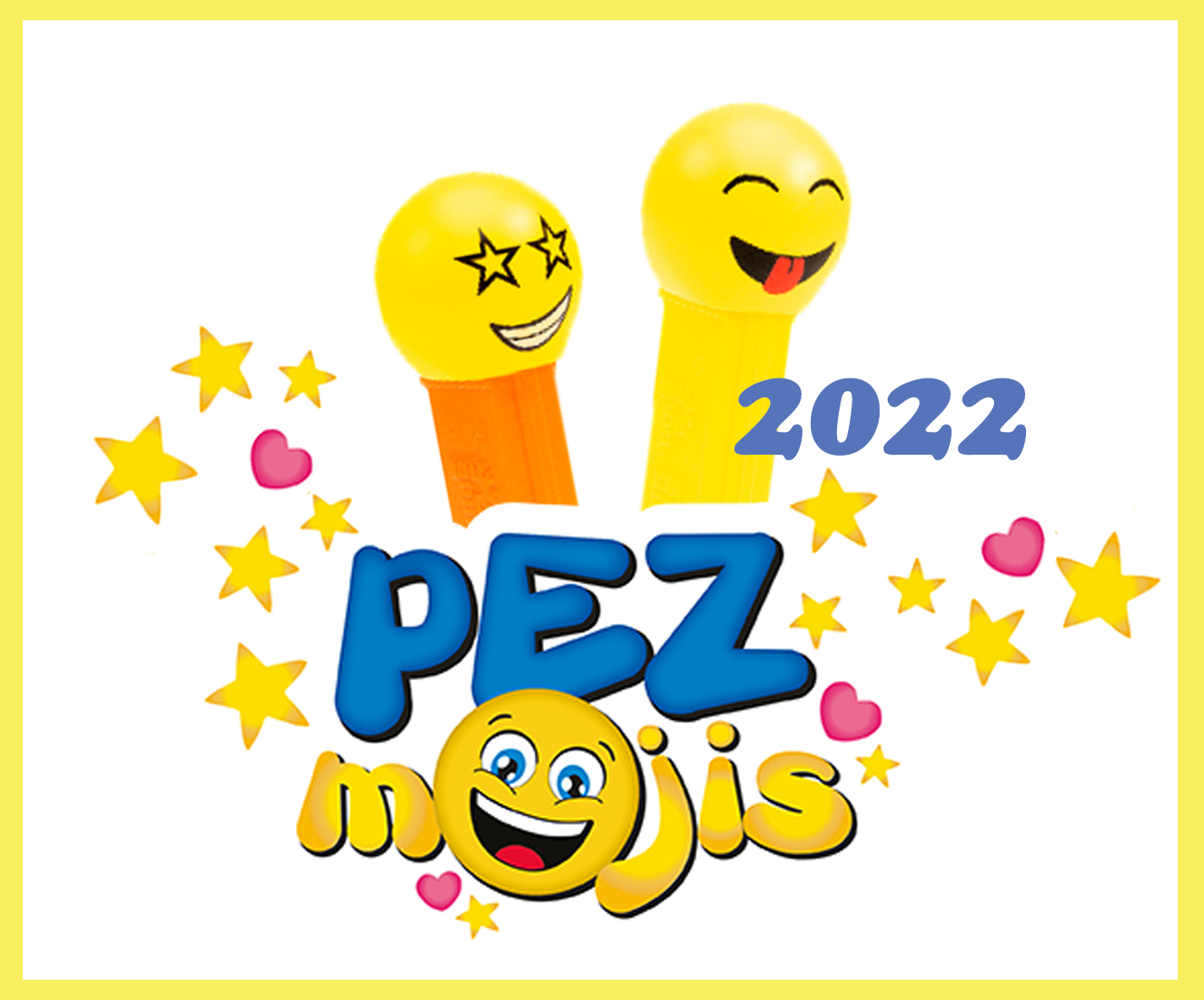 Pez Emojis Palz Friends Emoji Sweets Dispenser 1 and 2 Candy Packs