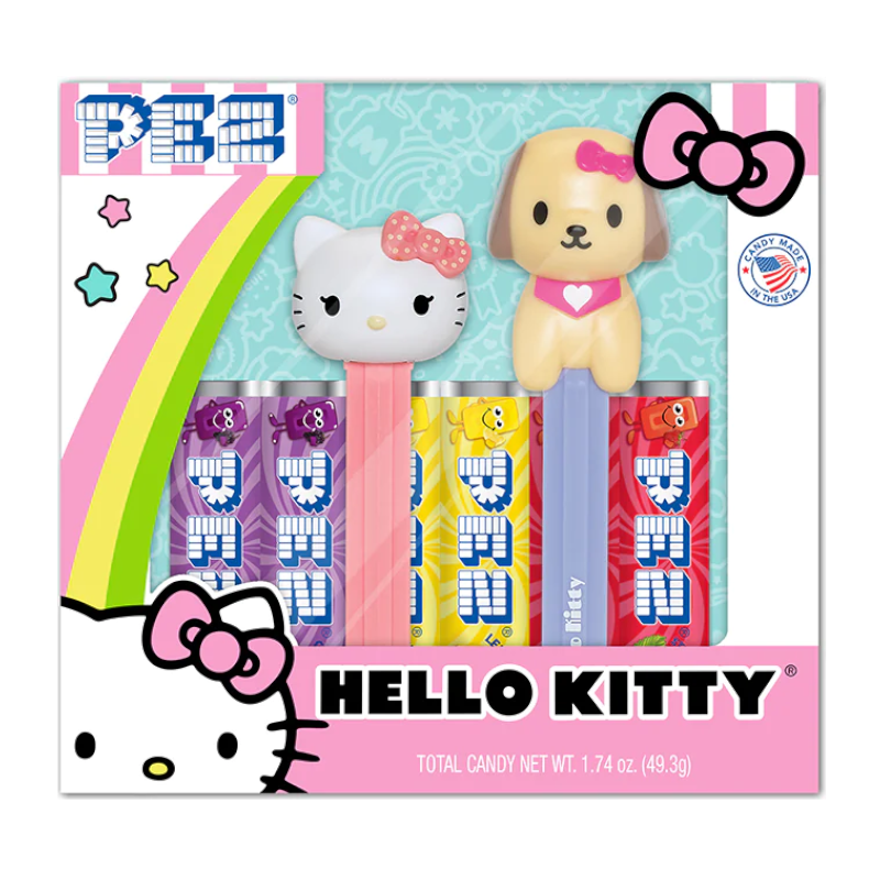 PEZ Hello Kitty Gift Set - Candy Sweets Dispensers Twin Pack Box 49.3g