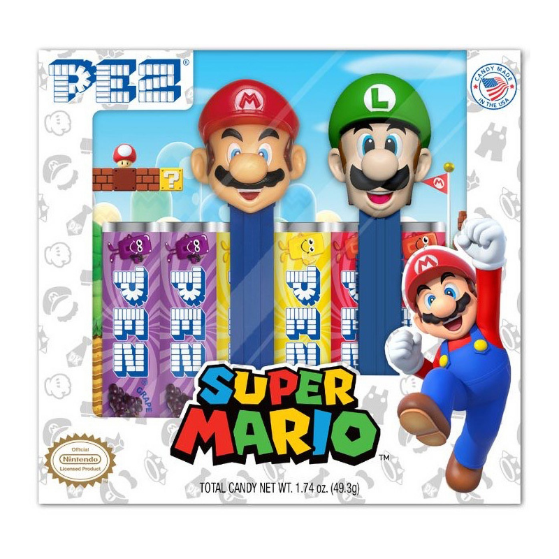 PEZ Nintendo Super Mario Gift Set Box - 49.3g