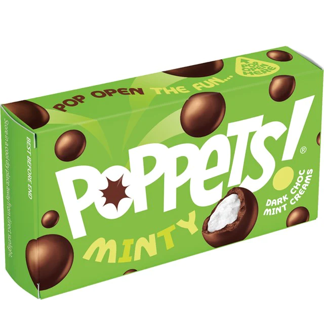 Paynes Poppets Mint Creams Covered in Dark Chocolate