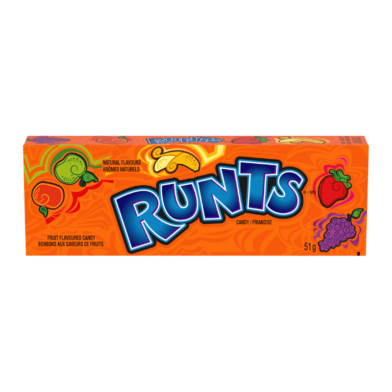 Runts - Candy Sweets - 51g Box